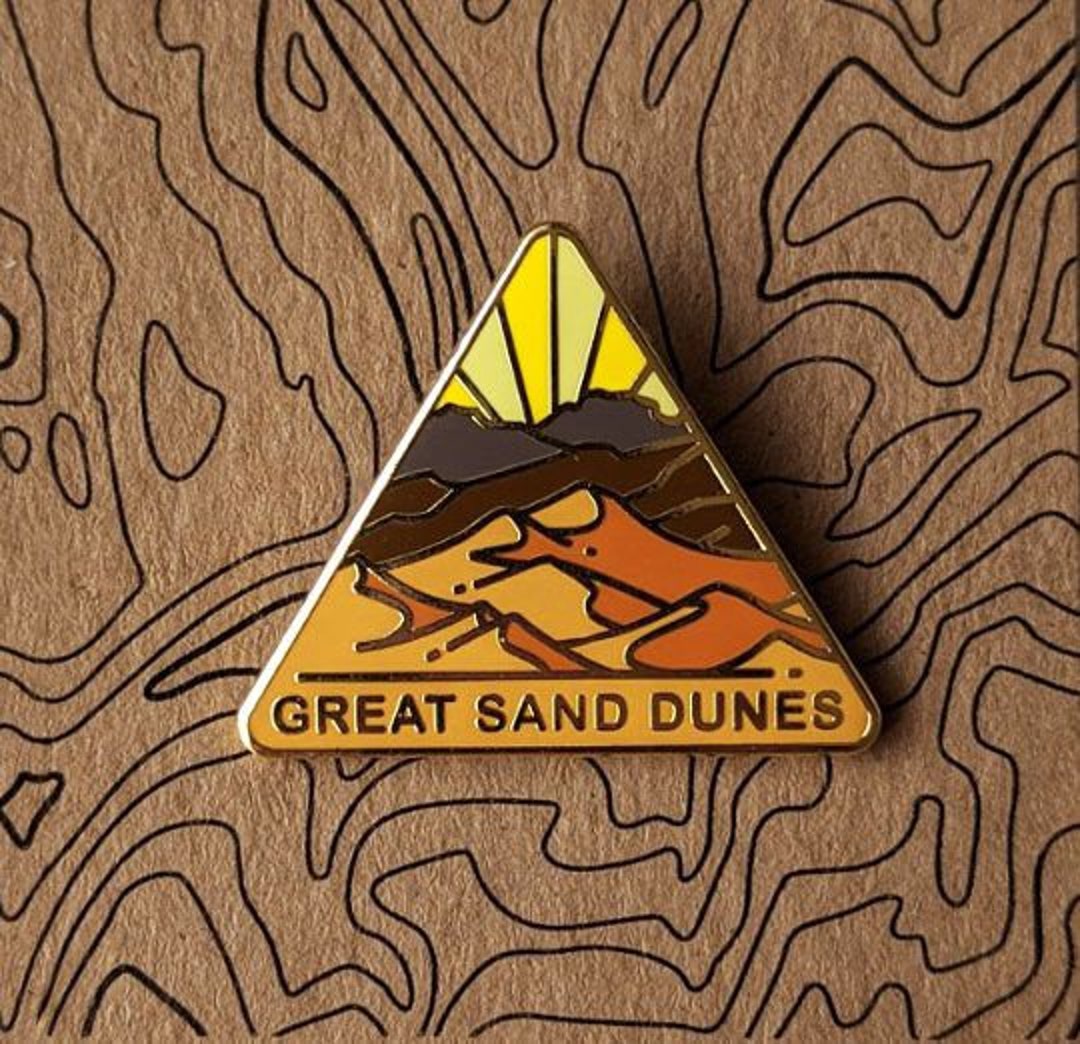 Great Sand Dunes National Park Hard Enamel Pin | National Park Lapel ...