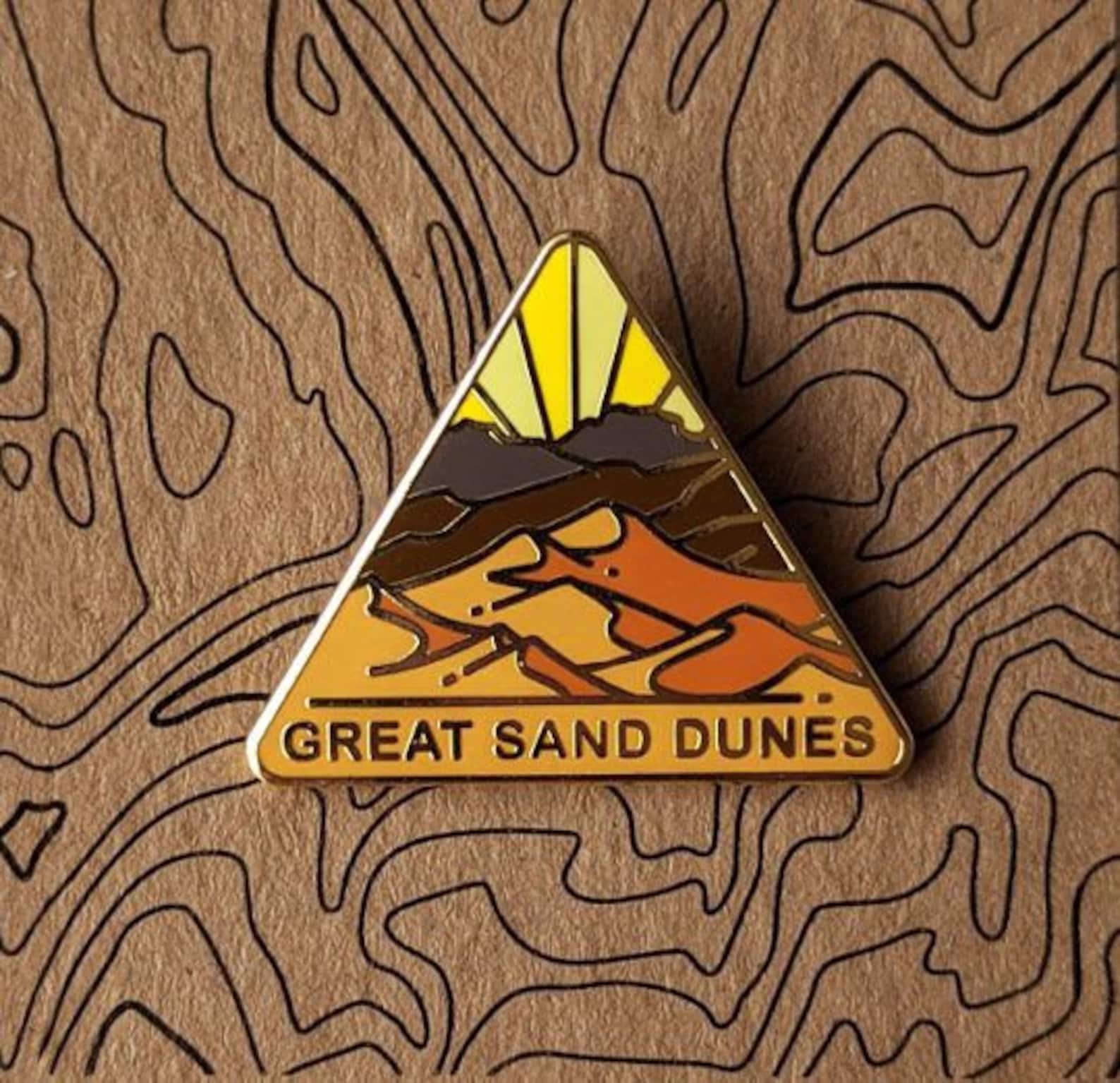 Great Sand Dunes National Park Hard Enamel Pin National Park - Etsy