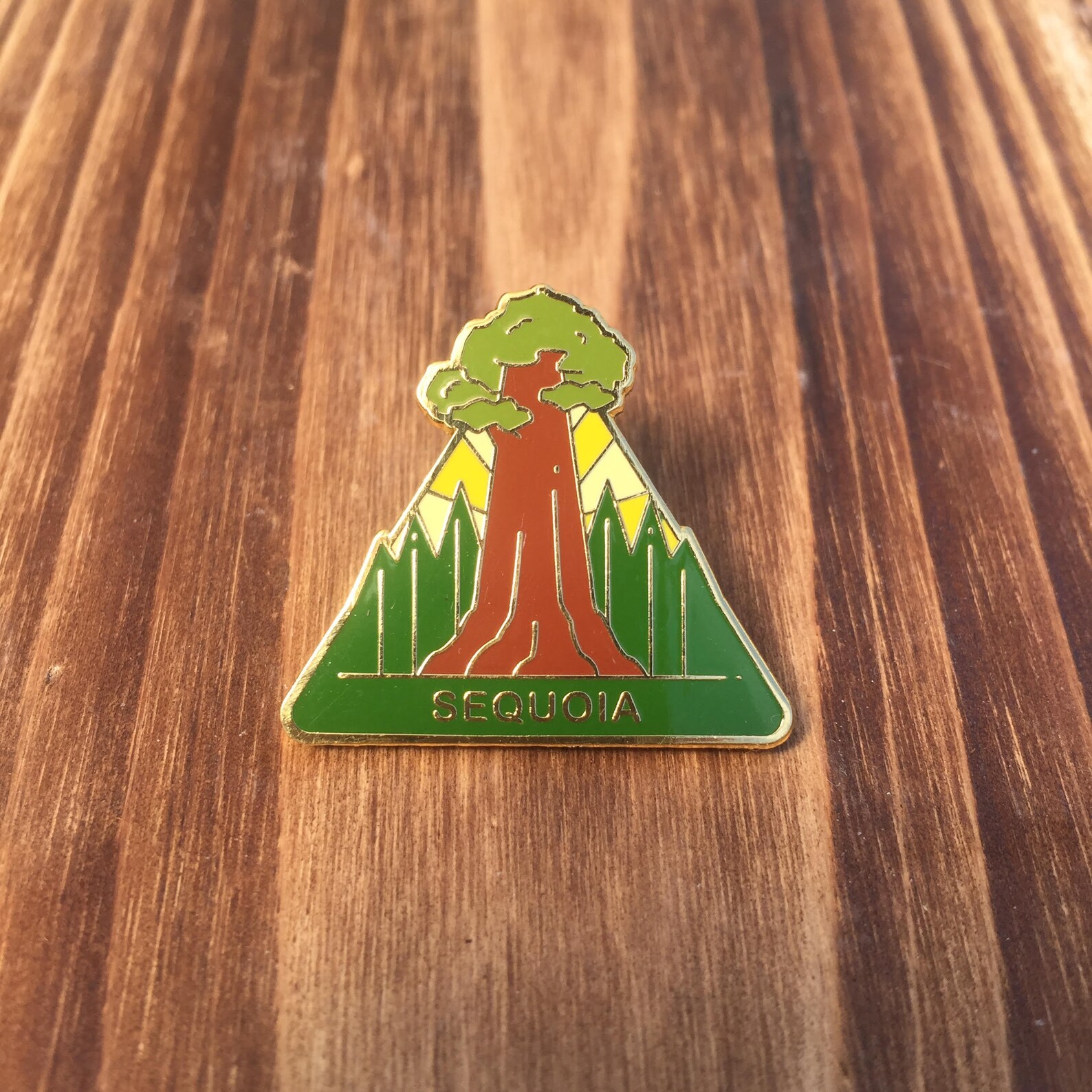 Sequoia National Park Hard Enamel Pin National Park Lapel - Etsy