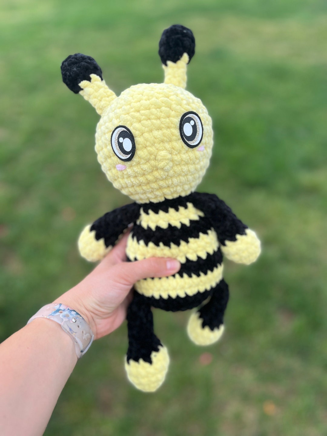 Soft Crochet Plushie Stuffed Bee Amigurumi|crochet Sea Turtle Gift Idea ...