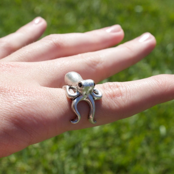 Octopus Ring - Etsy