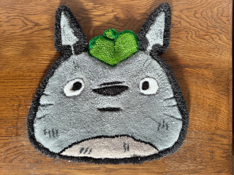 Little Woolen Totoro Head Rug From My Neighbor Totoro - Tonari No ...