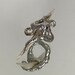 Goblincore Fang Brutalist Ring With Pearl Thorns Melted Metal Ring ...