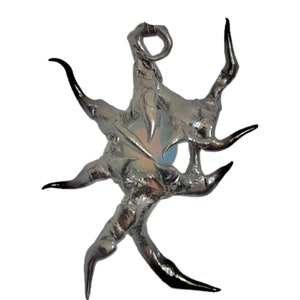 Handmade Metal Spiky Star Pendant Vintage Moonstone Thorn Vintage ...