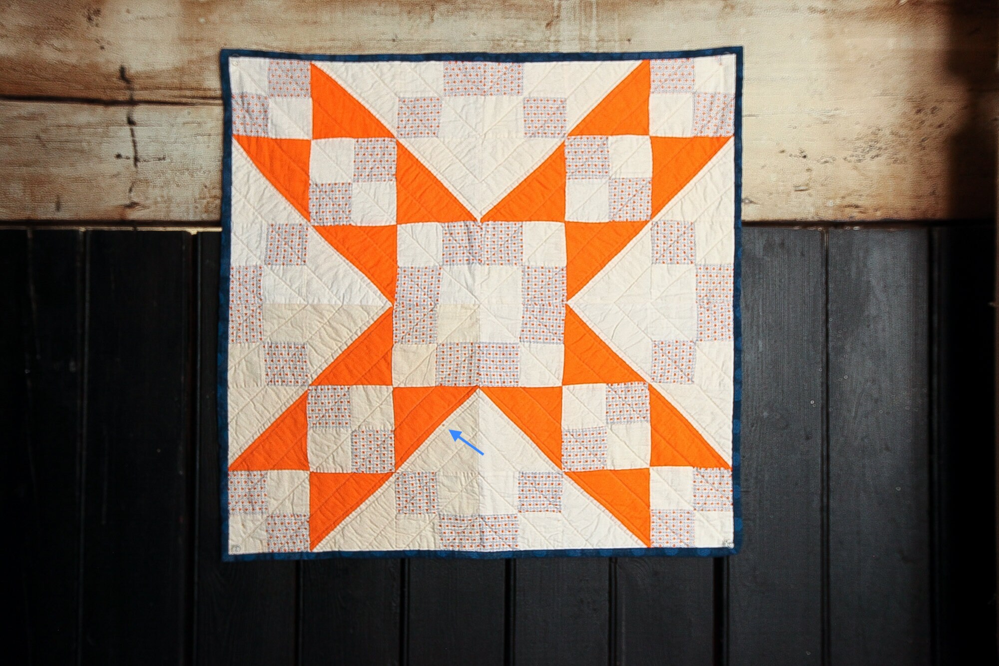 Mini Quilt, Vintage Quilt Table Topper, Antique Quilted Mini Quilt ...