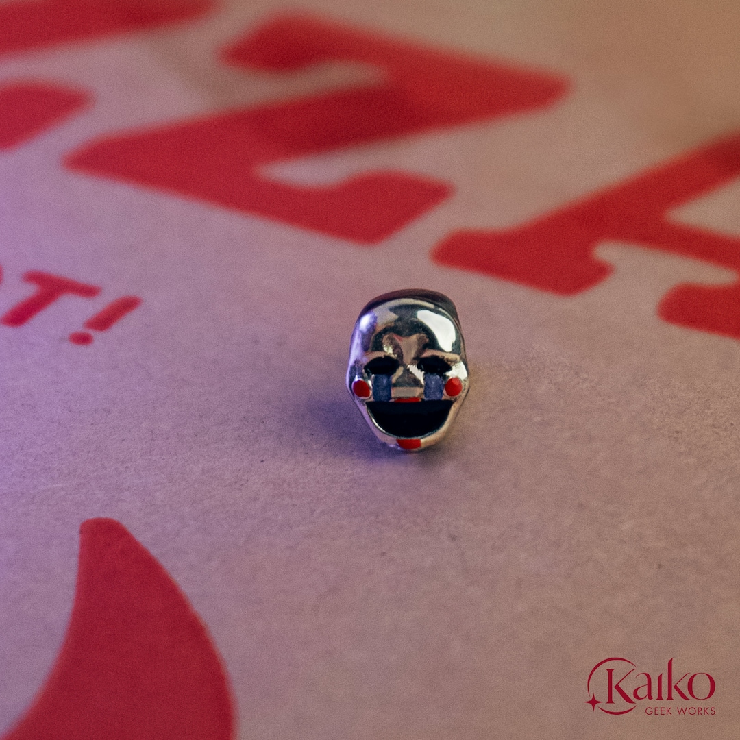 Puppet Charm From Fnaf Made in 925 Sterling Silver With Enamel by KAIKO ...