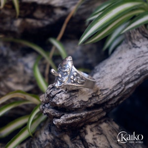 Yokai Tengu Japanese Ring 925 Sterling Silver by KAIKO Originals - Etsy