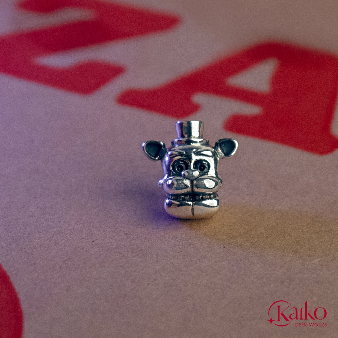 Freddy Charm From Fnaf Made in 925 Sterling Silver by KAIKO - Etsy