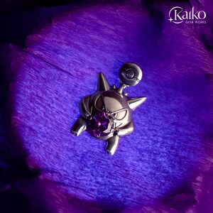 Shadow Ball Gengar Pendant From Pokemon 925 Sterling Silver by KAIKO - Etsy