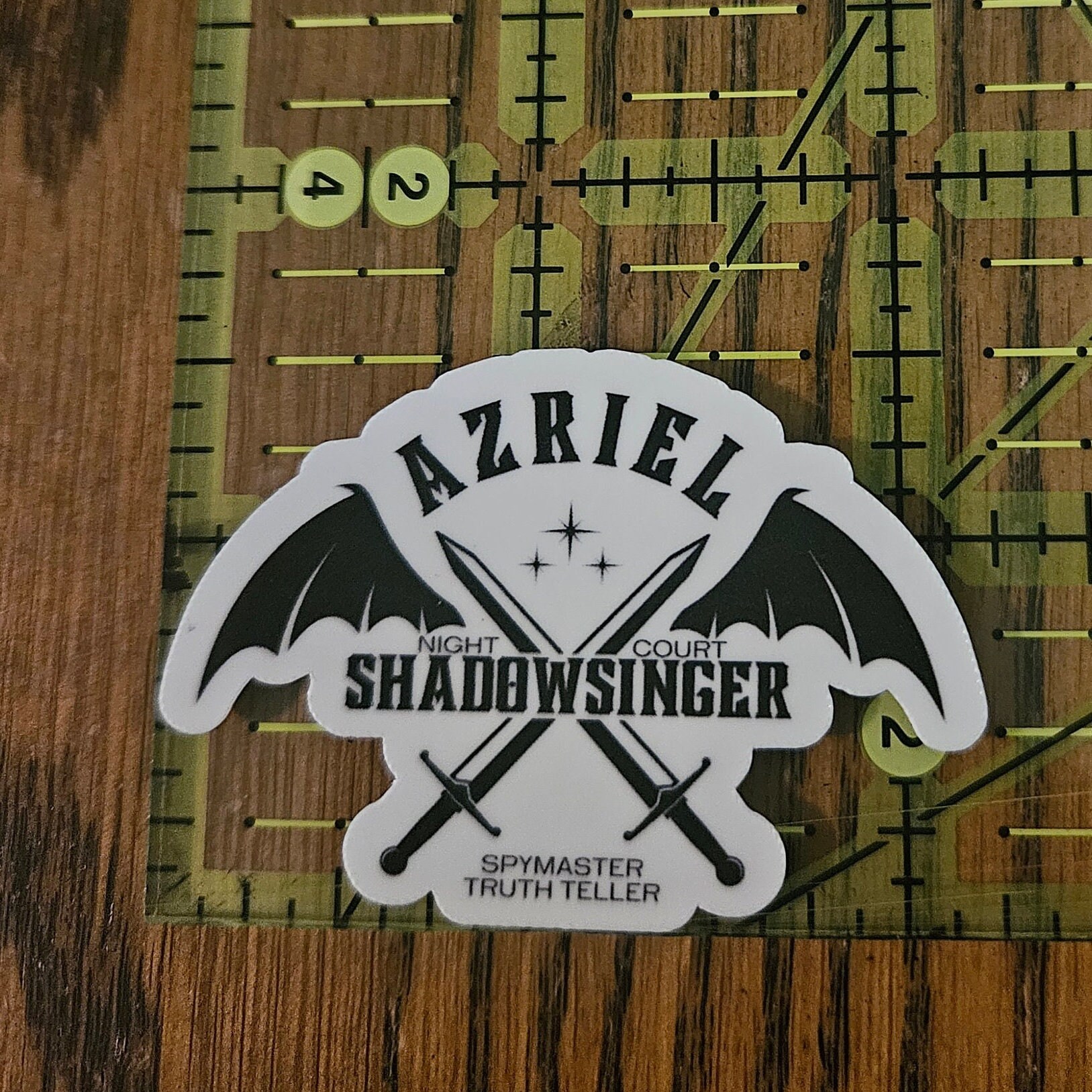 Azriel - Shadowsinger Sticker, Acotar, Sjm, Sarah J Maas, Booktok, Die ...