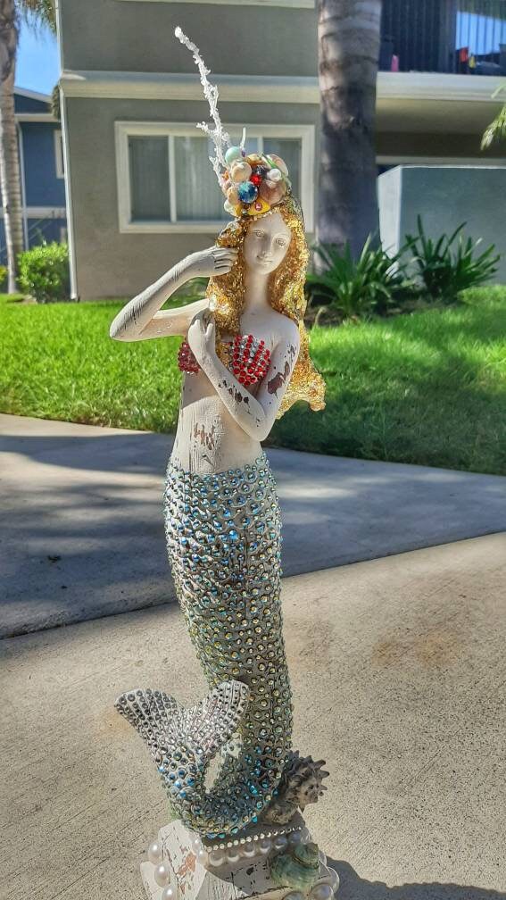 Swarovski Crystal Mermaid - Etsy