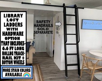 Rolling Library Ladder - Etsy