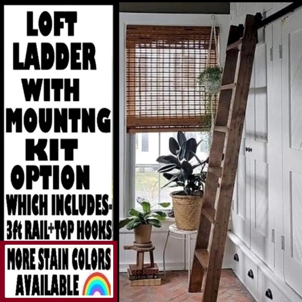 Wood Loft Ladder - Etsy