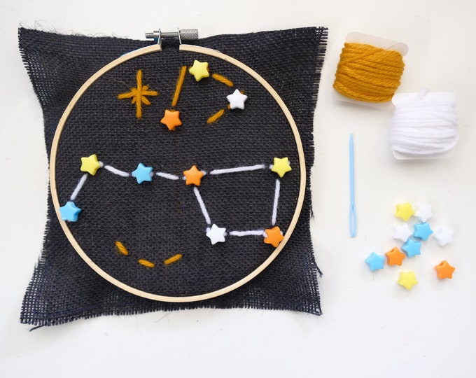 Kids Sewing Kit/constellation Sewing/preschool Sewing/learn to Sew Kit ...