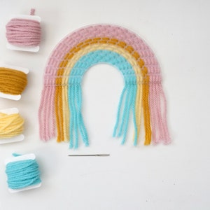 Rainbow Sewing Kit/kids Sewing Kit/preschool Learn to Sew Kit ...