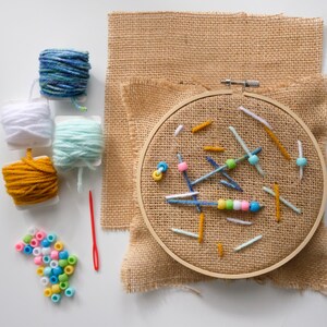 Kids Sewing Kit / Preschool Sewing/learn to Sew Kit/montessori Sewing ...