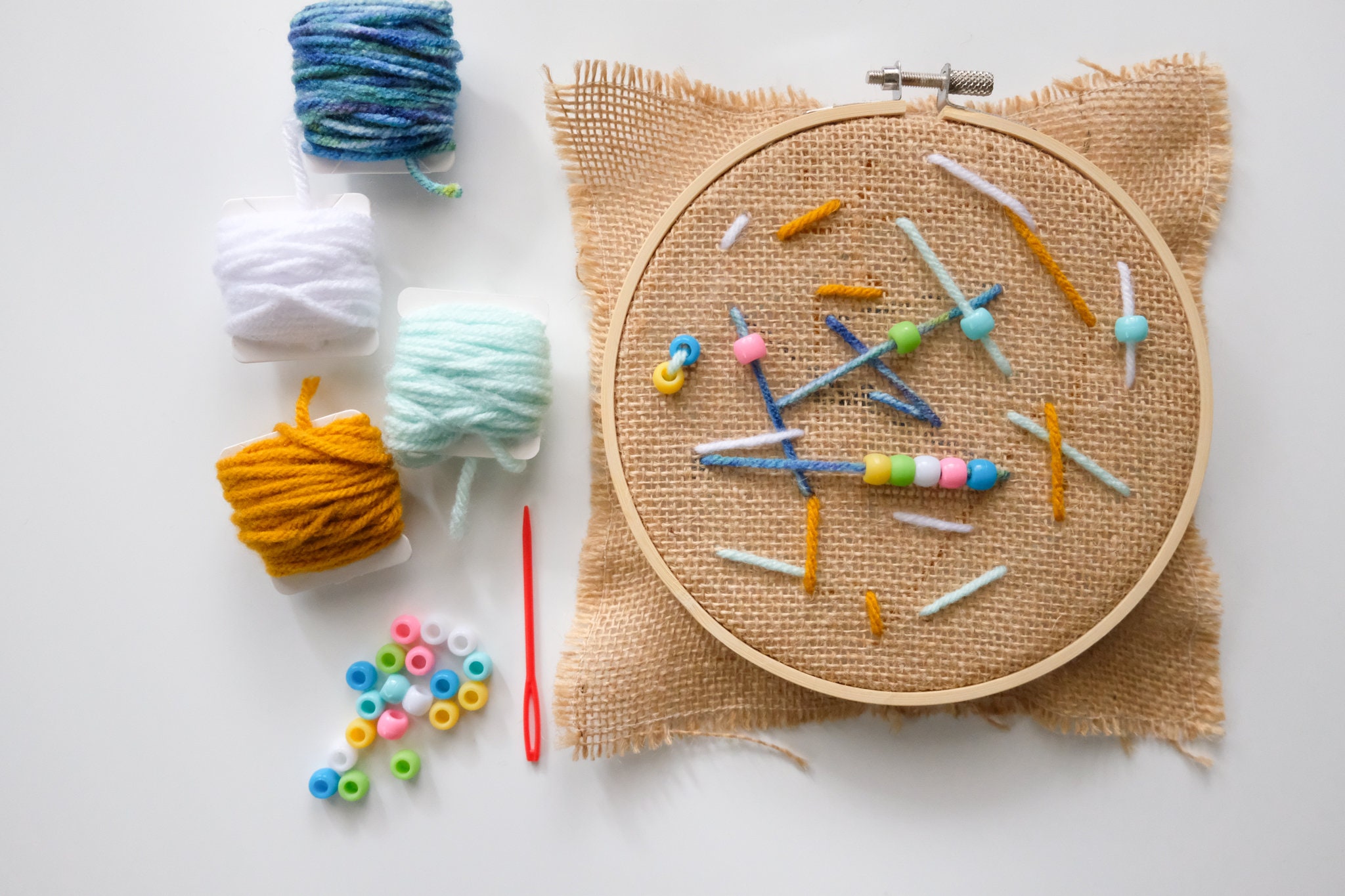 Kids Sewing Kit / Preschool Sewing/learn to Sew Kit/montessori - Etsy