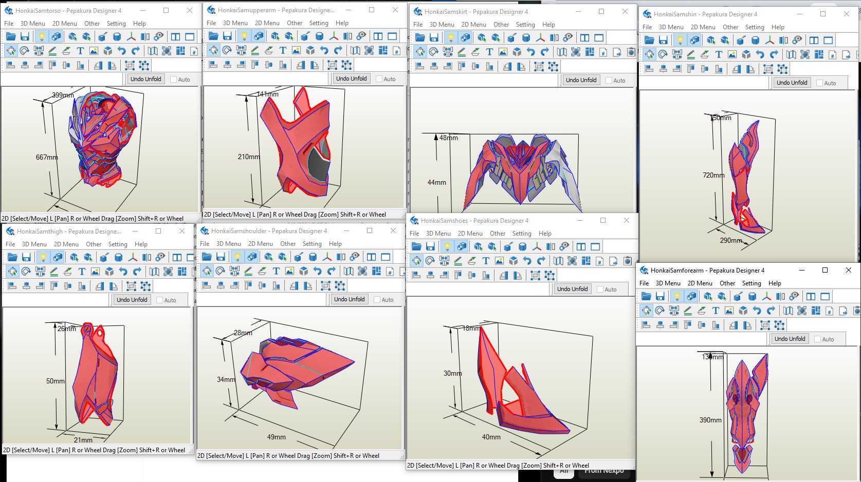 Stellaron Hunter Pepakura Sam - Etsy