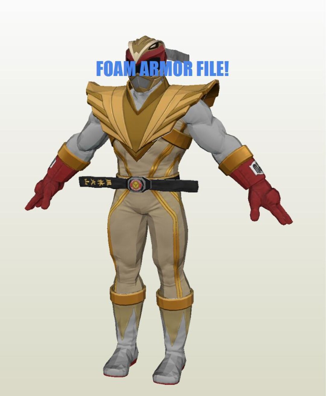 Ryuranger Foam Armor Pepakura - Etsy