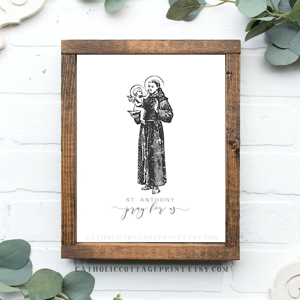 St. Anthony Svg - Etsy