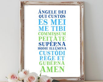 Angel of God Guardian Angel Prayer Printable Digital | Etsy