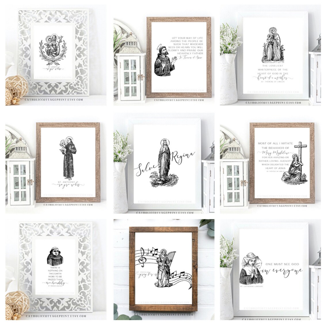 Patron Saint Bundle for All Your Favorite Saint Feast Days - Vintage ...
