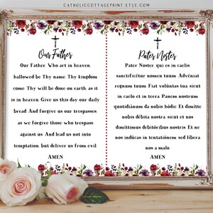 Our Father : Pater Noster - Catholic/christian Prayer in English and ...
