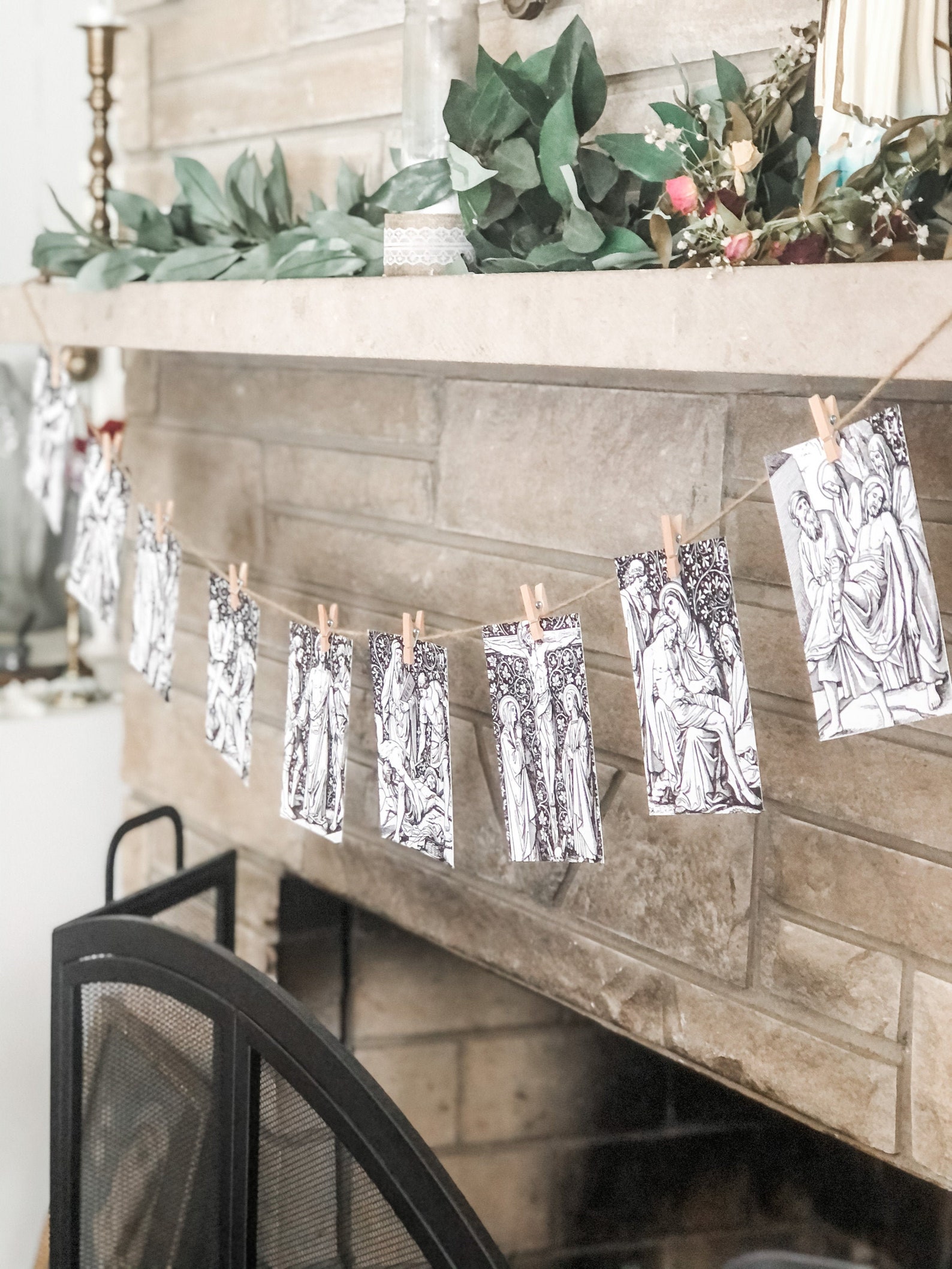 14 Stations of the Cross Printable Banner for Lent/easter - Etsy