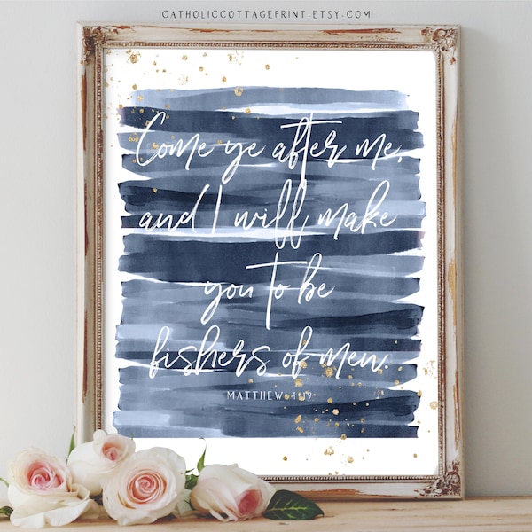 Fishers of Men Matthew 4:19 - Etsy