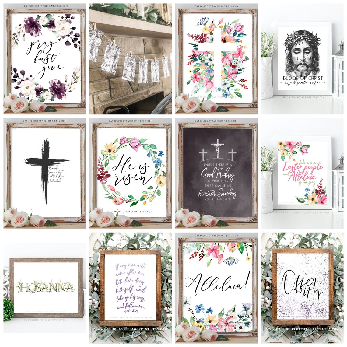 Lent and Easter Printable Bundle Liturgical Living Decor - Etsy