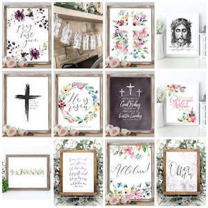 Lent and Easter Printable Bundle - Liturgical Living Decor - Digital ...