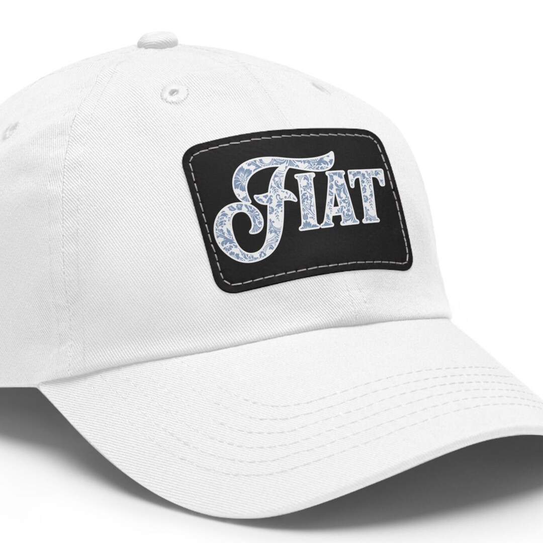 Floral Mary's Fiat Hat With Leather Patch Catholic Saint Hat for Women ...