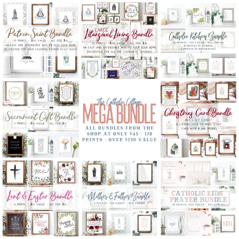 The Catholic Cottage MEGA BUNDLE All Major Bundles in the - Etsy