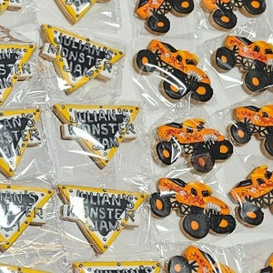 Treat Your Guests to 1 Dozen Customized Handmade Monster Jam Themed ...