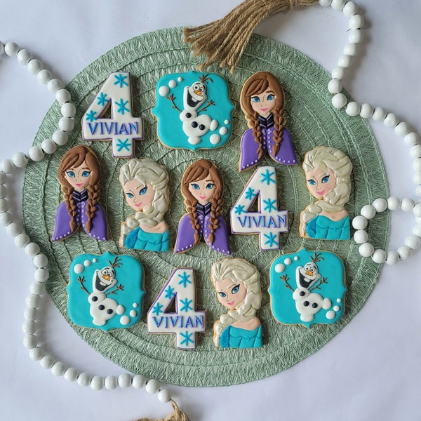 Frozen Cookies - Etsy