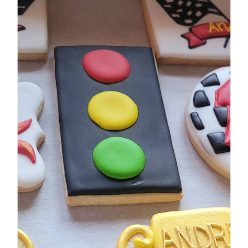 Race Car Birthday Bash: Personalized Nascar Cookies. Two Fast Hot ...
