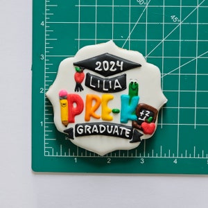 Pre-k Grad Cookies, Congrats Grad, Graduation Sugar Cookies, Grad Party ...
