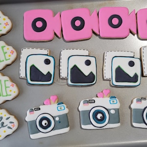 Camera Photographer Cookies / Sugar Cookies for Photographer's Day ...