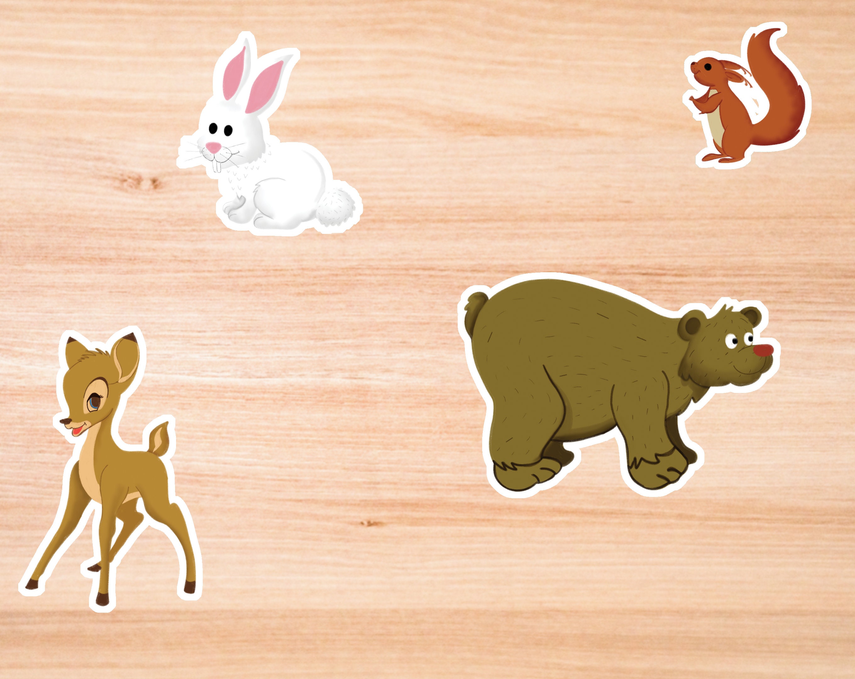 Forest Animals | Busy Book Printable | Forest Matching Game | Worksheet ...