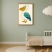 Cute Pelican Wall Art Print for Kids Room and Nursery Decor – Digital ...