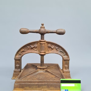 Antique Cast Iron Book Press Bookbinding - Etsy