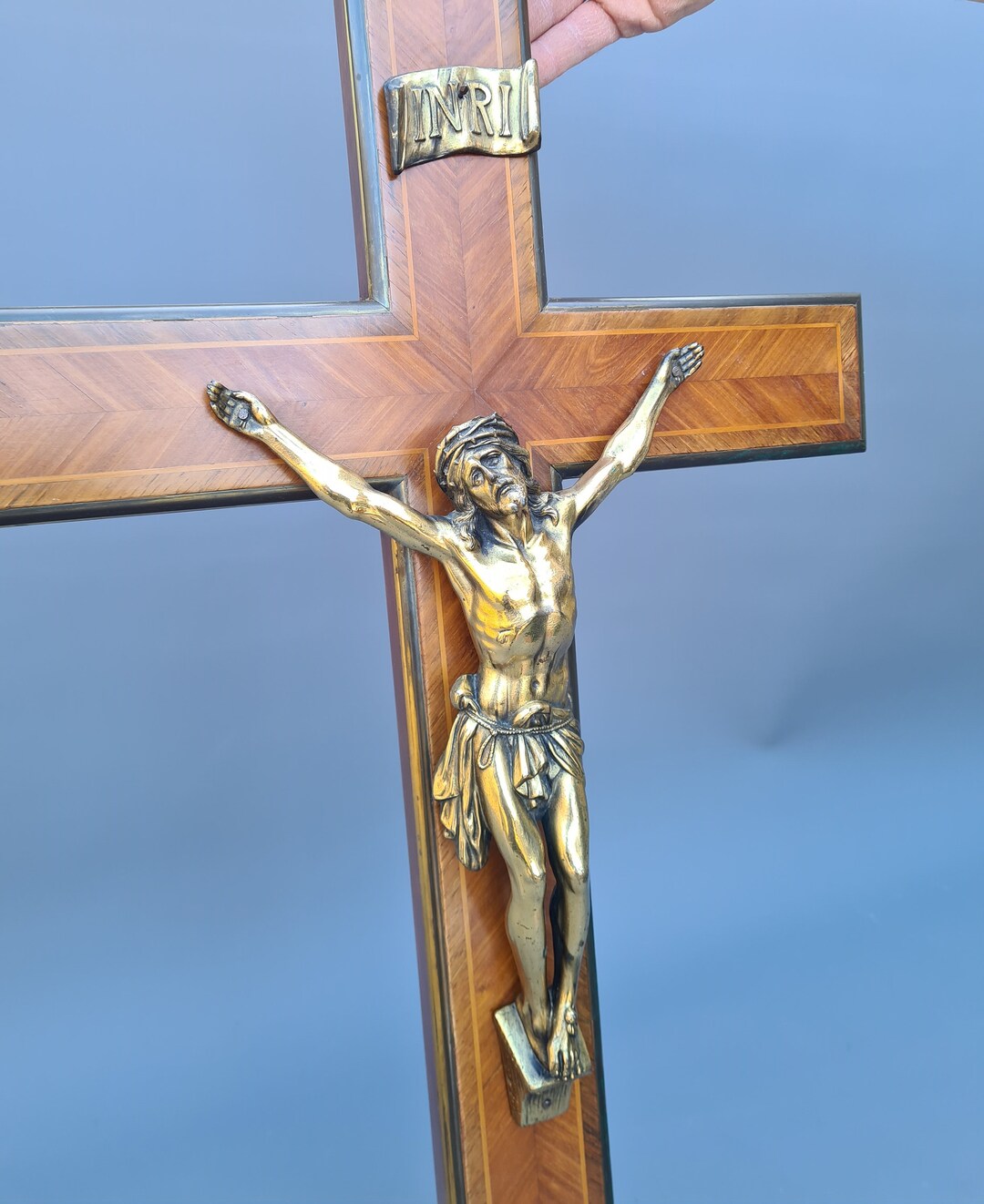 Large French Wall Hanging Cross / Crucifix ++ - Etsy
