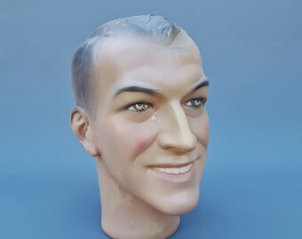Large Plaster Head From a Mannequin, Art Deco Style - Etsy