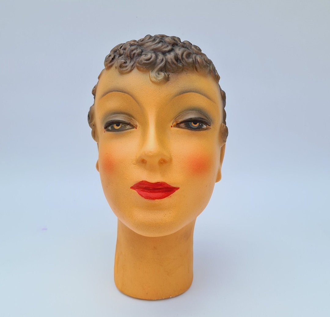 Plaster Head From a Mannequin ++ - Etsy