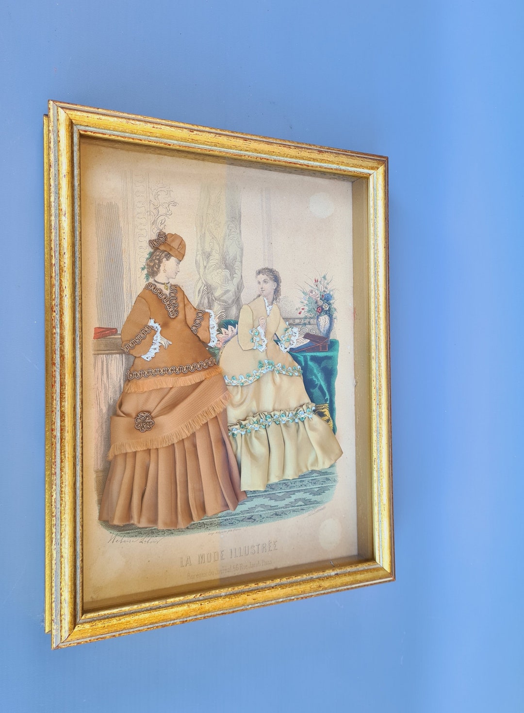 Old French 'la Mode Illustrée' Paris Frame ++ - Etsy