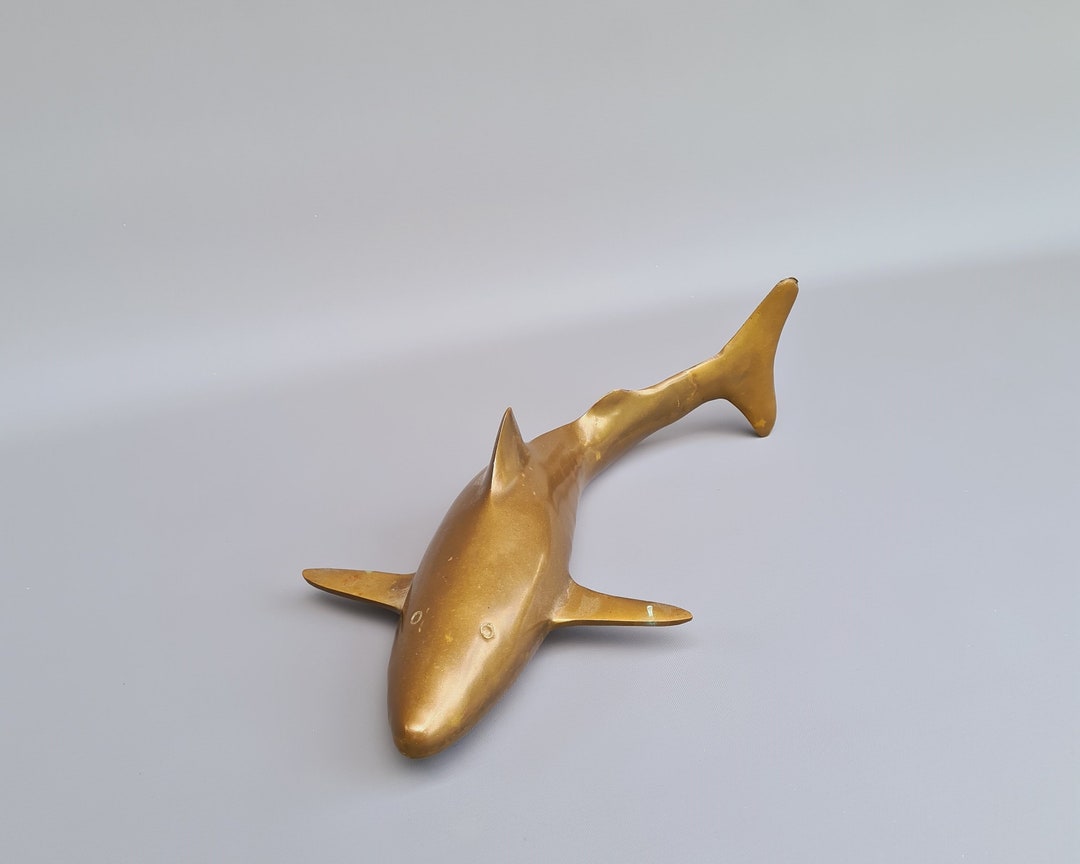Rare Vintage Brass Shark ++ - Etsy
