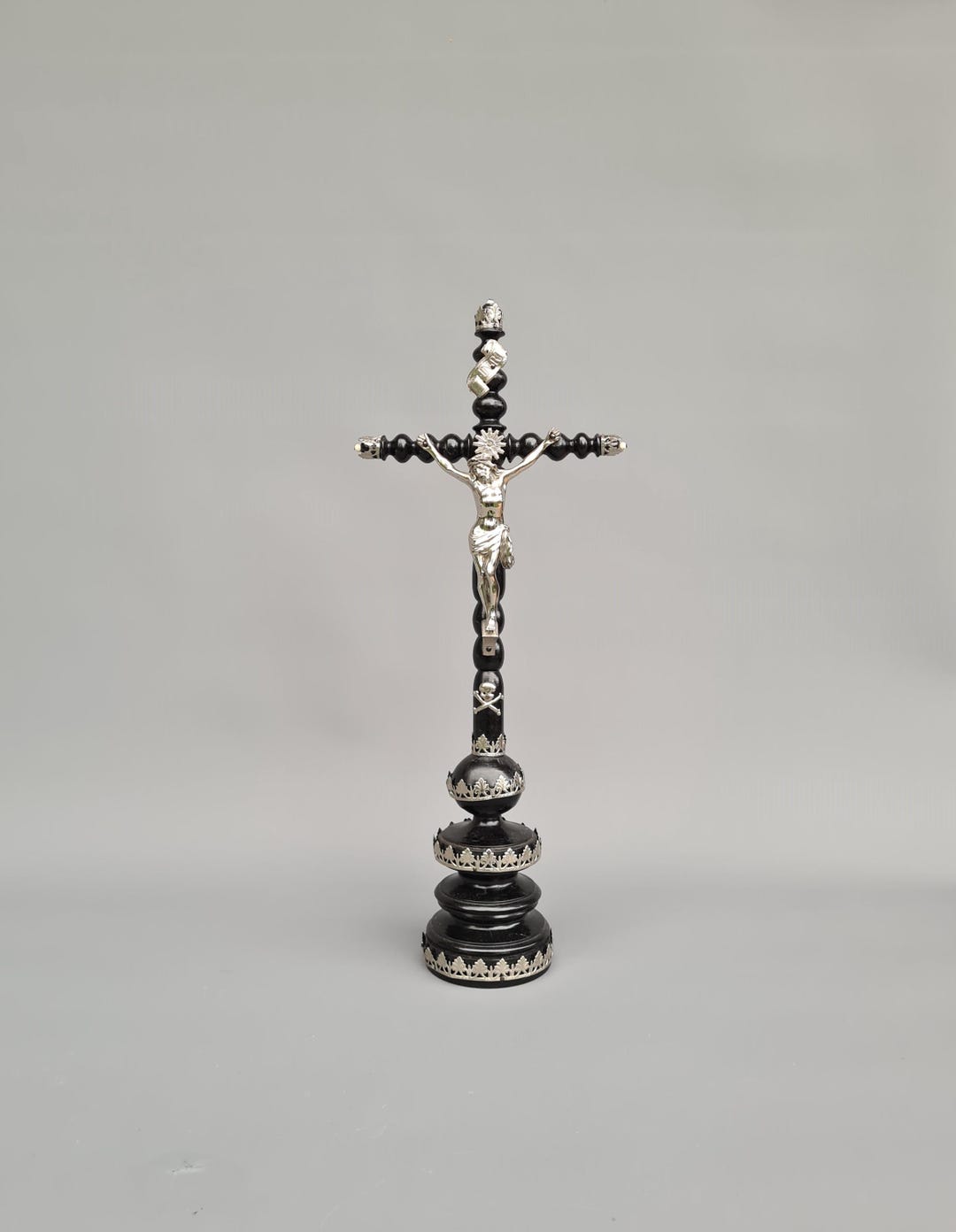 Large Victorian Standing Antique Religious Jesus Christ Cross Altar ...