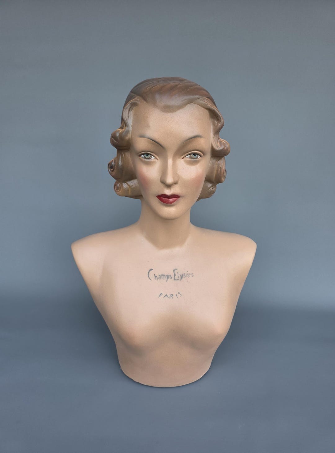 Large French Plaster Shop Display Advertising Mannequin ++ - Etsy