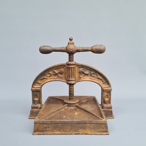 Antique Cast Iron Book Press Bookbinding - Etsy