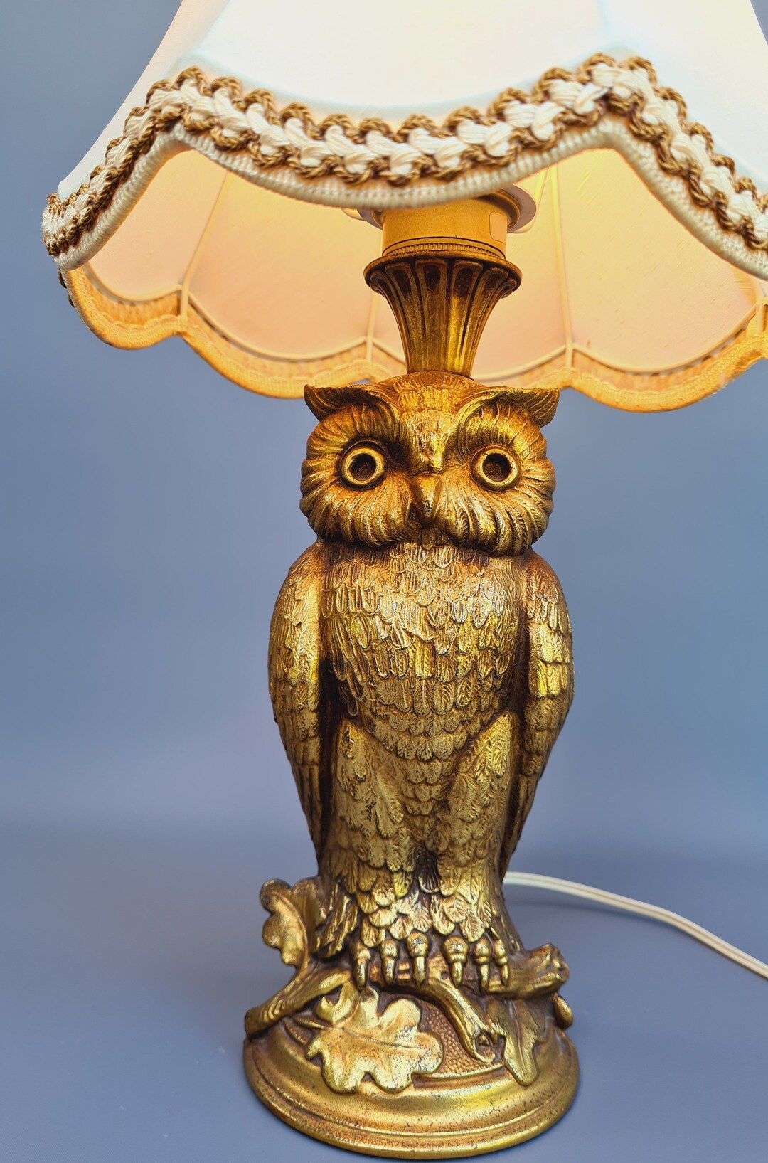 Beautiful Owl Table Lamp Loevsky & Loevsky - Etsy